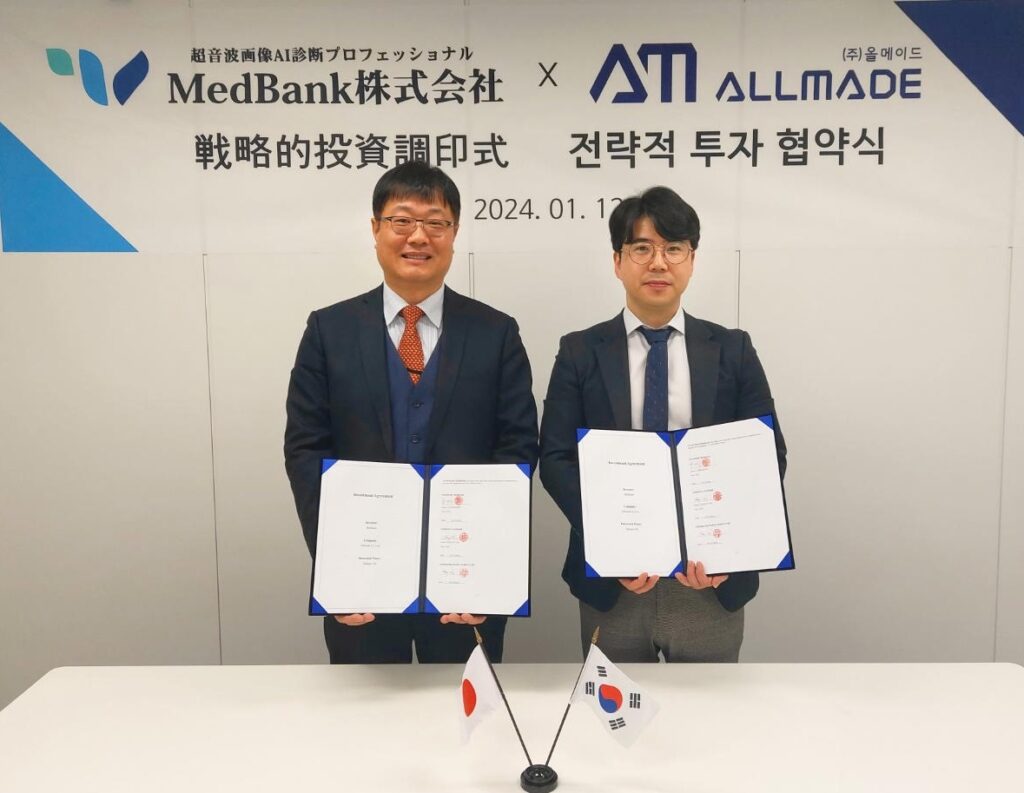 AllMade Corp.と投資契約 – MedBankホールディングス株式会社